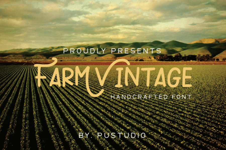 FARMVINTAGE Font · 1001 Fonts