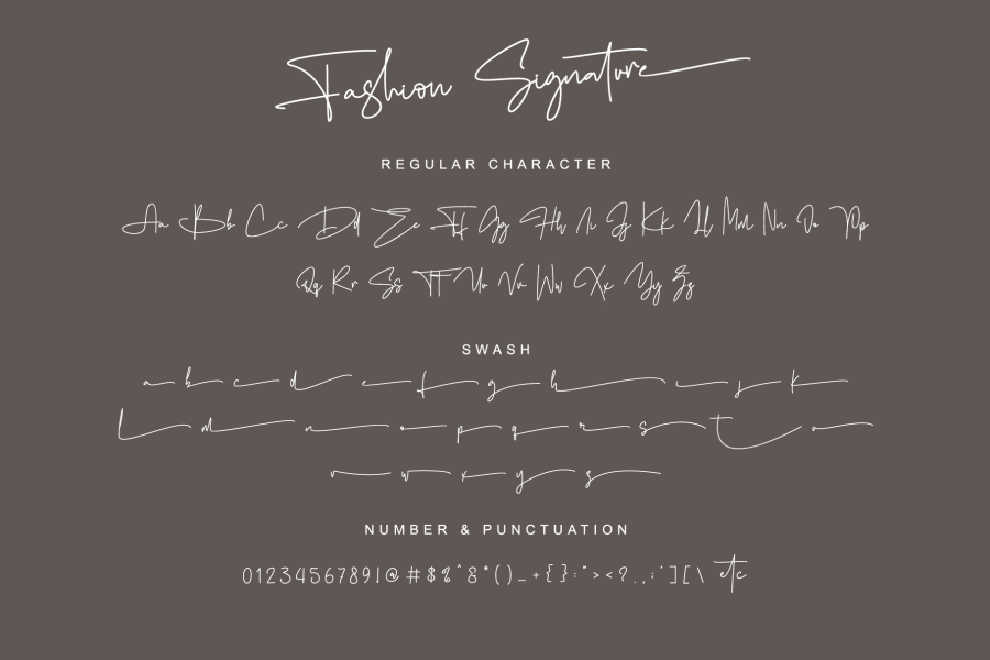Fashion Signature-Personal use Font · 1001 Fonts