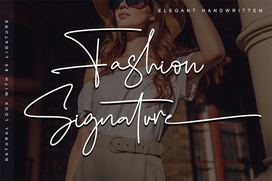 Fashion Signature-Personal use Font · 1001 Fonts