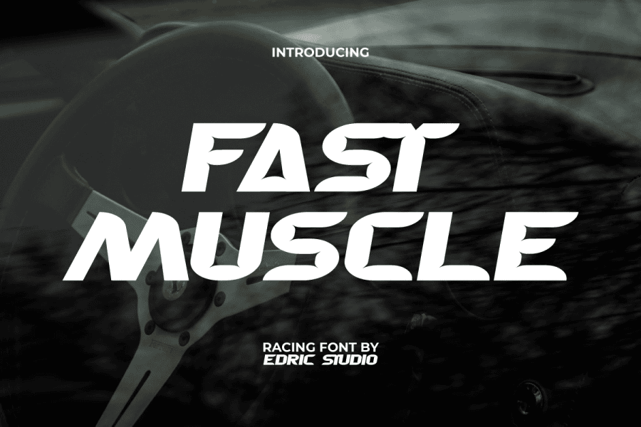 Fast Muscle Demo Font · 1001 Fonts