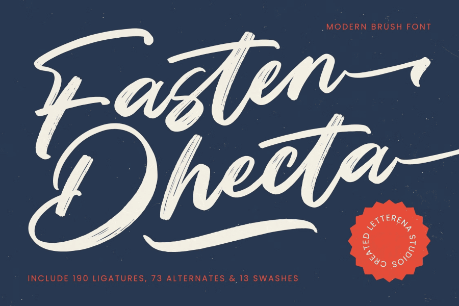Fasten Dhecta DEMO VERSION Font · 1001 Fonts