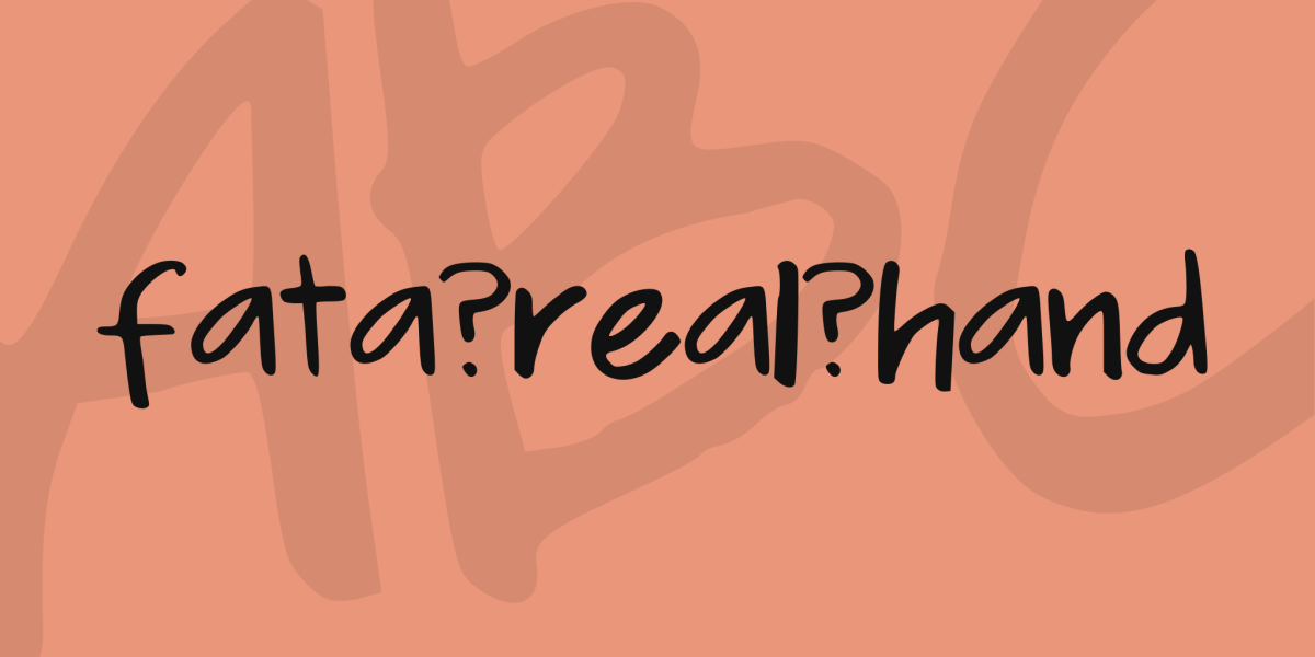 fata_real_hand Font · 1001 Fonts