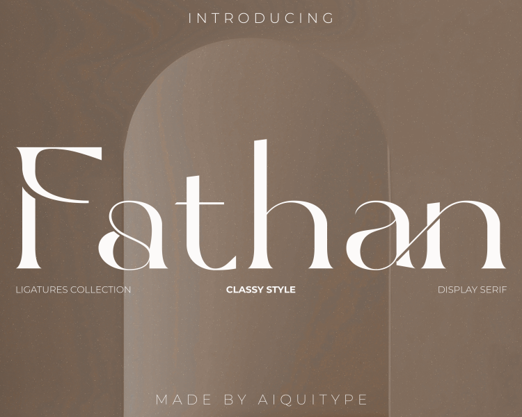 Fathan Font · 1001 Fonts
