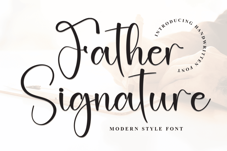 Father Signature Font · 1001 Fonts