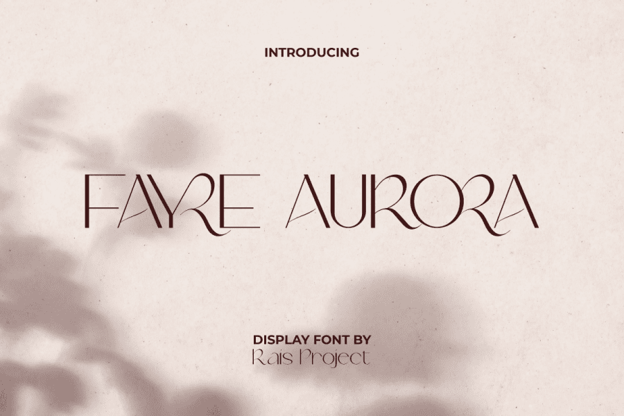 Fayre Aurora Demo Font · 1001 Fonts