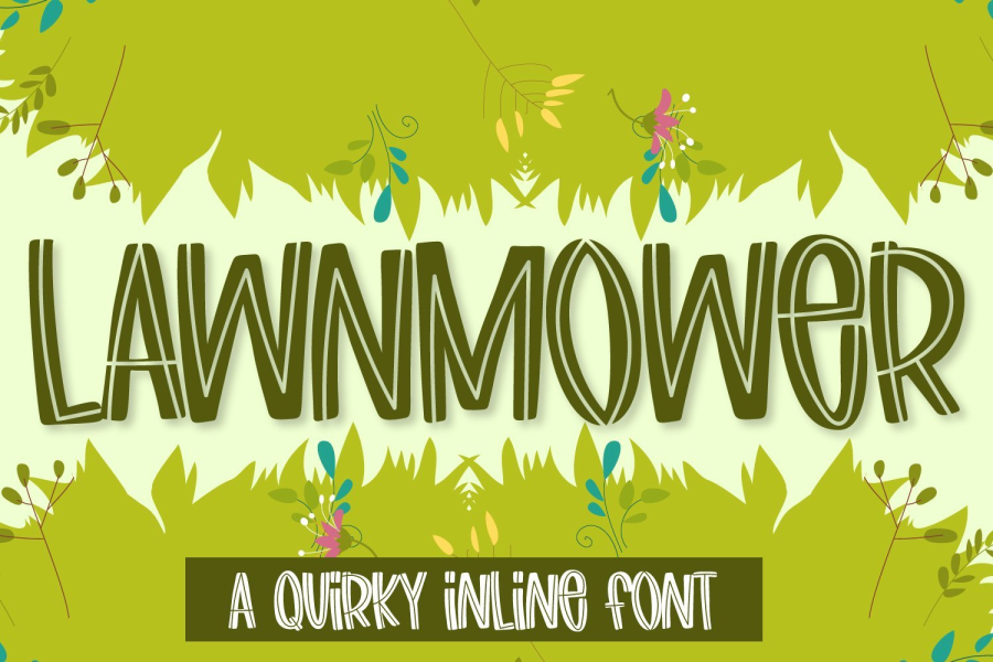 FBLawnmower Font · 1001 Fonts