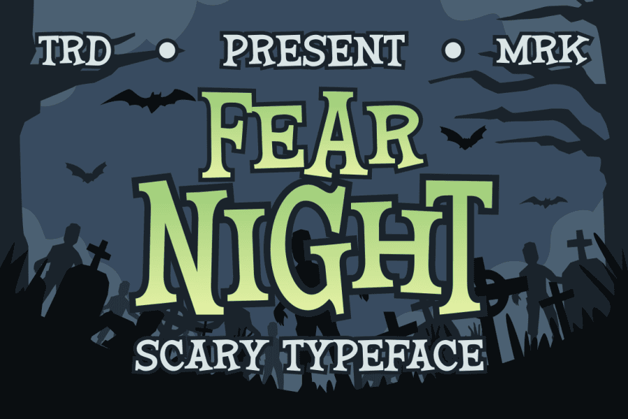 Fear Night Font · 1001 Fonts