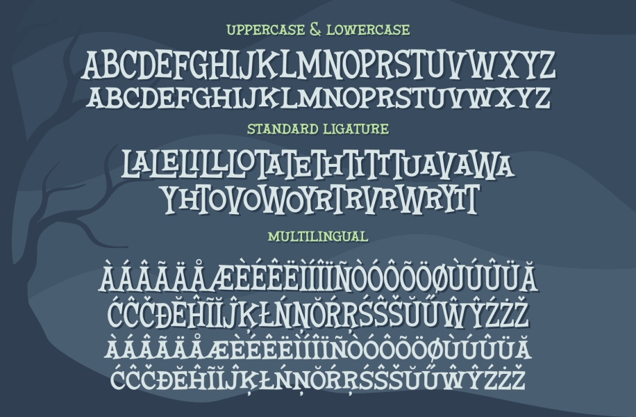 Fear Night Font · 1001 Fonts