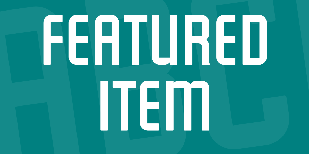 Featured Item Font · 1001 Fonts