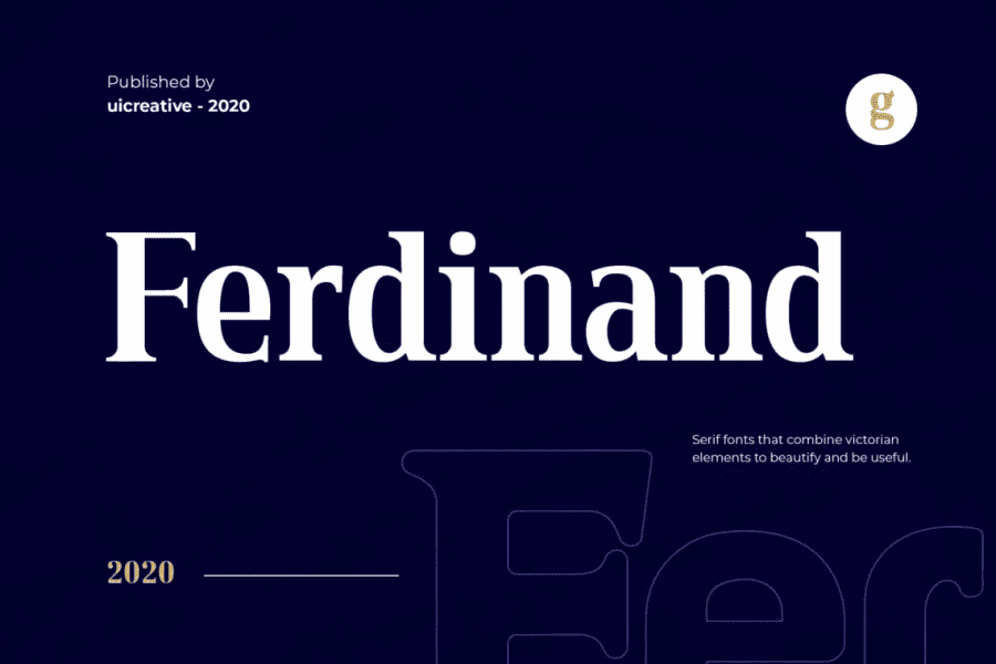 Ferdinand Font · 1001 Fonts