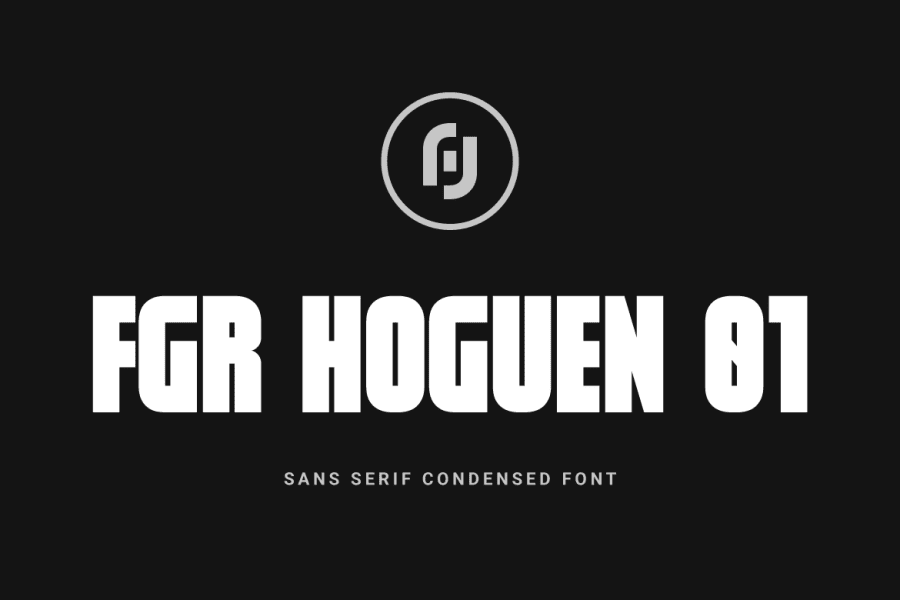 FGR HOGUEN 01 DEMO Font · 1001 Fonts