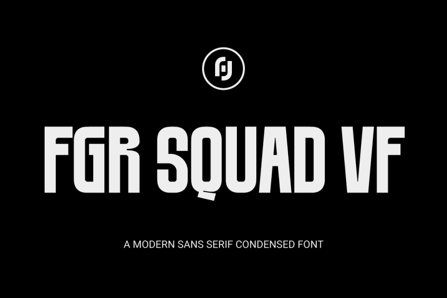 FGR SQUAD VF DEMO Font · 1001 Fonts