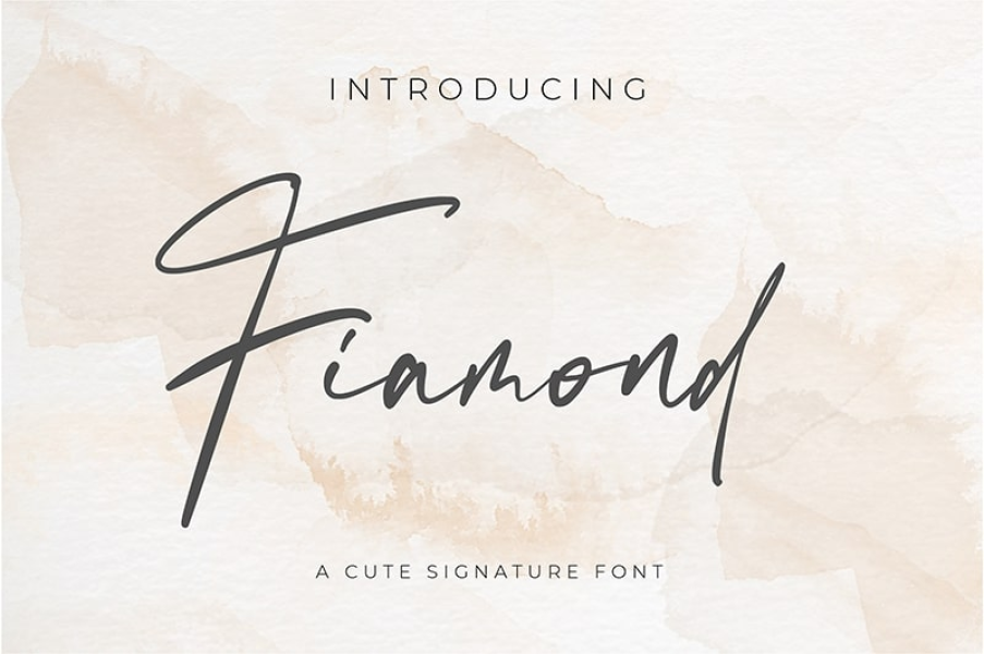 Fiamond Font · 1001 Fonts
