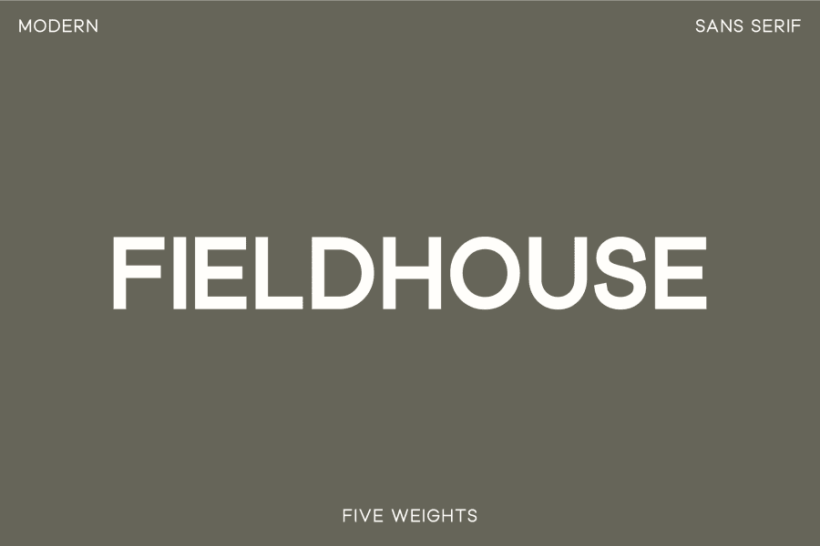 Fieldhouse Font Family · 1001 Fonts