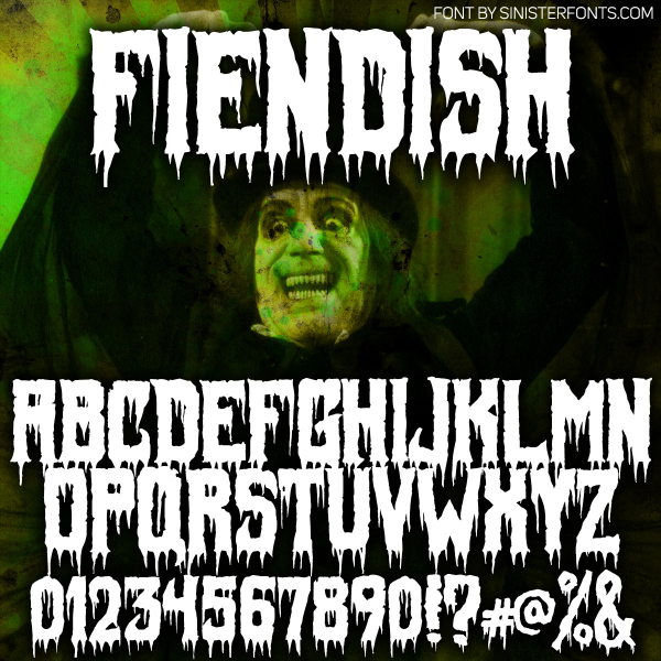 Fiendish Font · 1001 Fonts