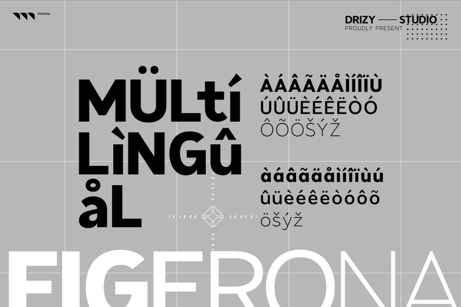 Figerona Font · 1001 Fonts