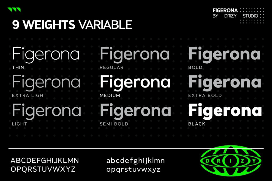 Figerona Font · 1001 Fonts