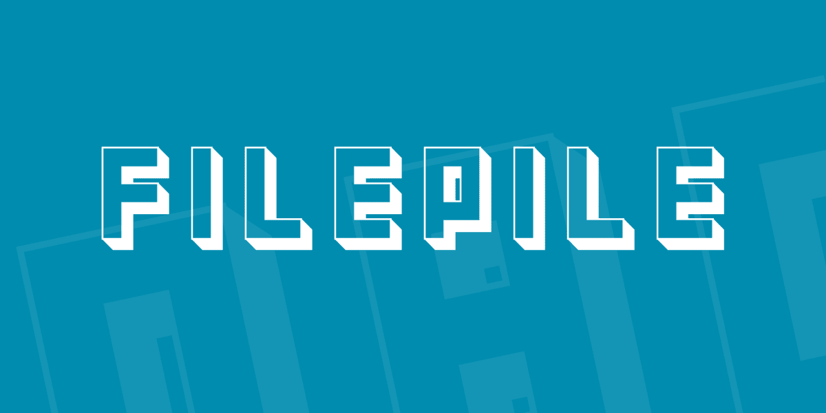 Filepile Font · 1001 Fonts