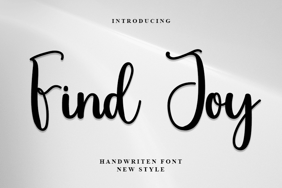 Find Joy Font · 1001 Fonts