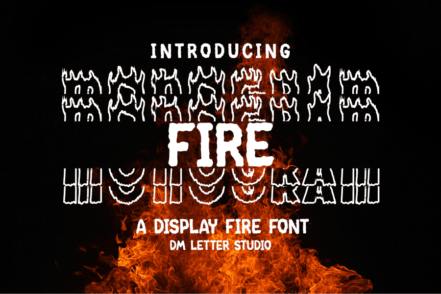 Fire Monogram Font · 1001 Fonts