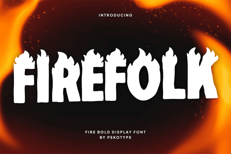 Firefolk Font · 1001 Fonts