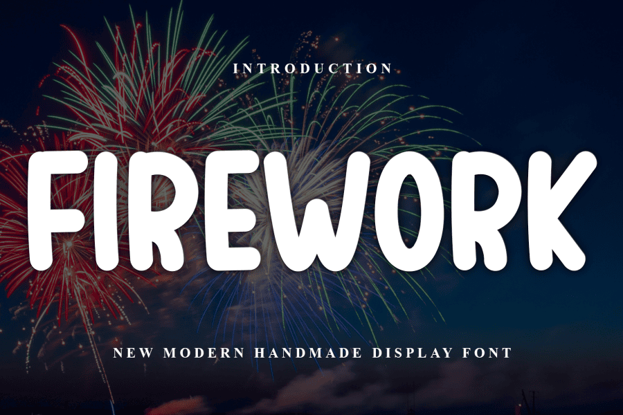 Firework Font · 1001 Fonts