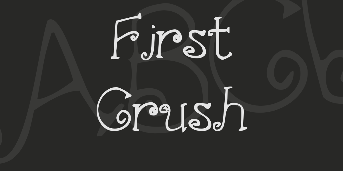 First Crush Font · 1001 Fonts