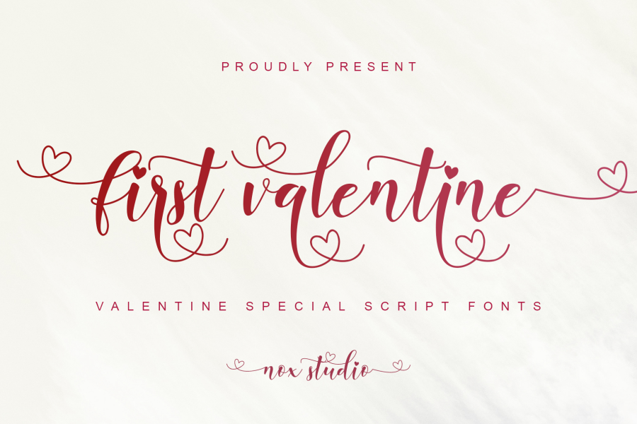 First Valentine Font · 1001 Fonts