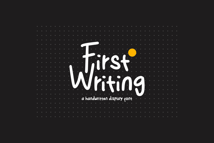 First Writing Font · 1001 Fonts