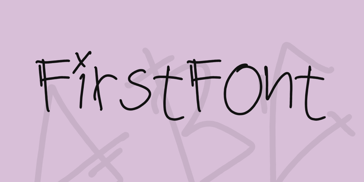 FirstFont Font · 1001 Fonts