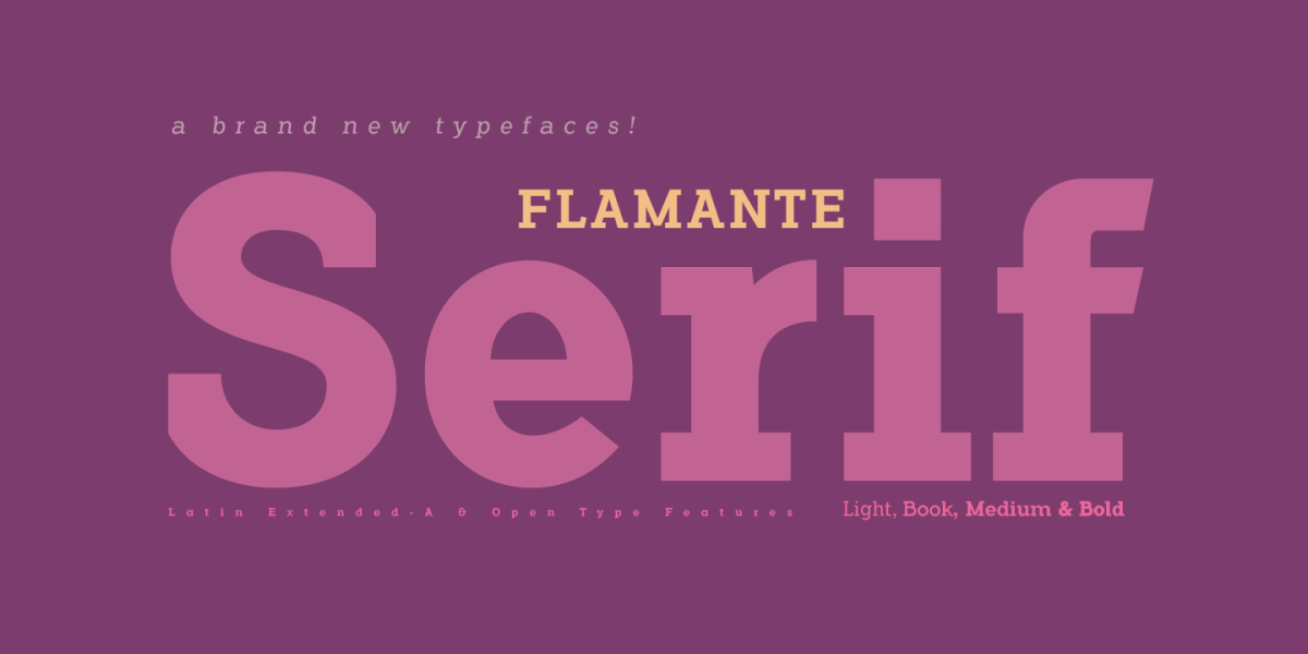 Flamante Serif Font Family · 1001 Fonts