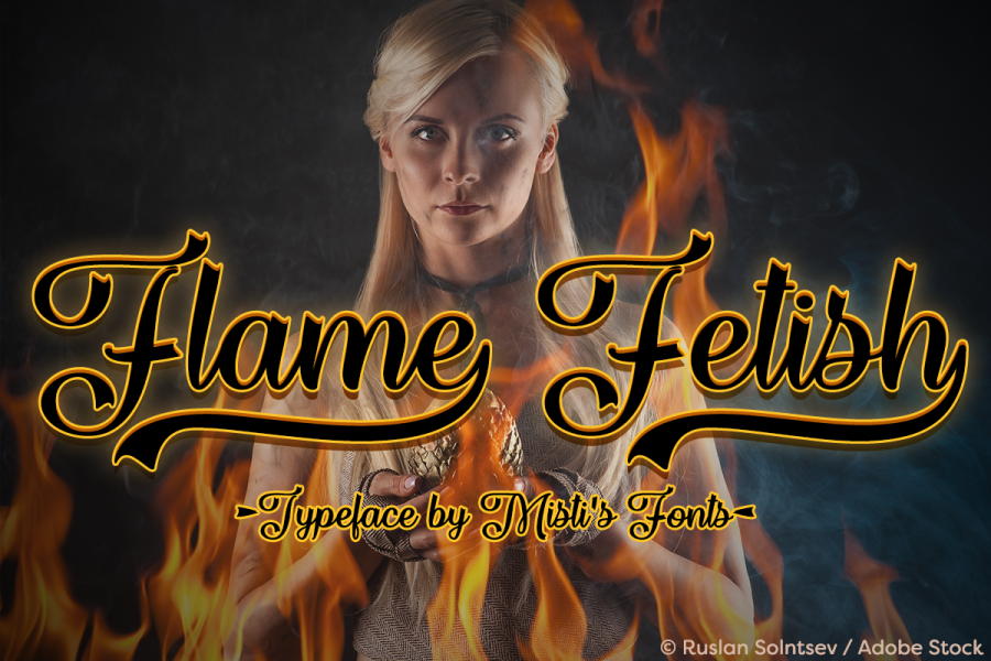 Flame Fetish Font · 1001 Fonts