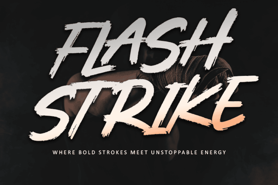 1 Free Adrenaline, Grunge, Street Art Brush Font · 1001 Fonts