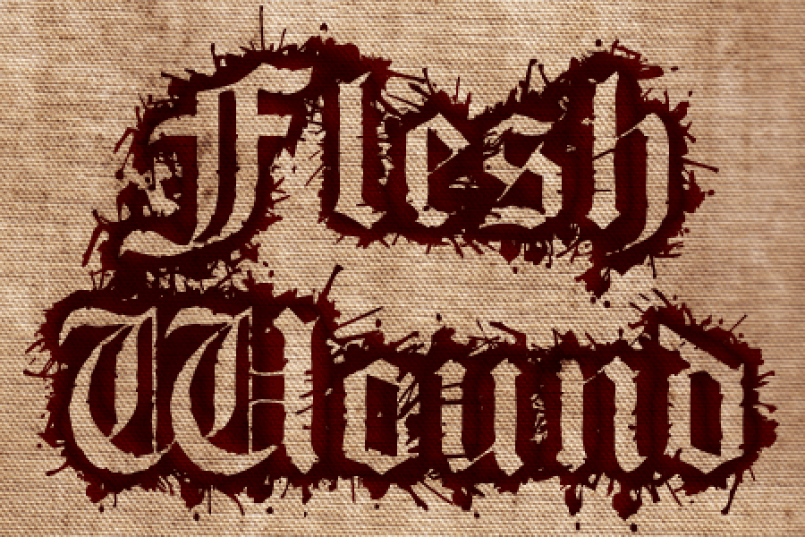Flesh Wound Font · 1001 Fonts