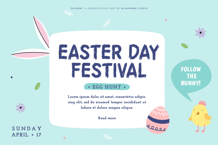 Flicker Font · 1001 Fonts