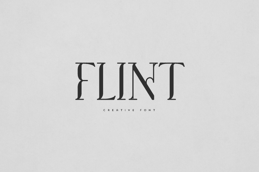 Flint Font · 1001 Fonts