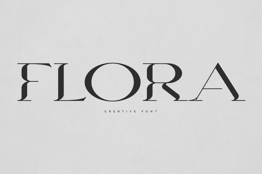 Flora Font · 1001 Fonts