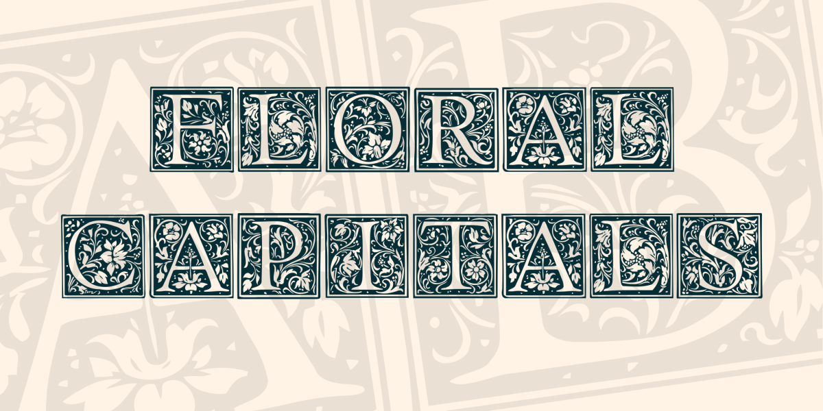 Floral Capitals Font · 1001 Fonts