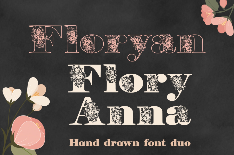 Flory Font Family · 1001 Fonts