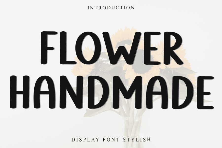 Flower Handmade Font · 1001 Fonts