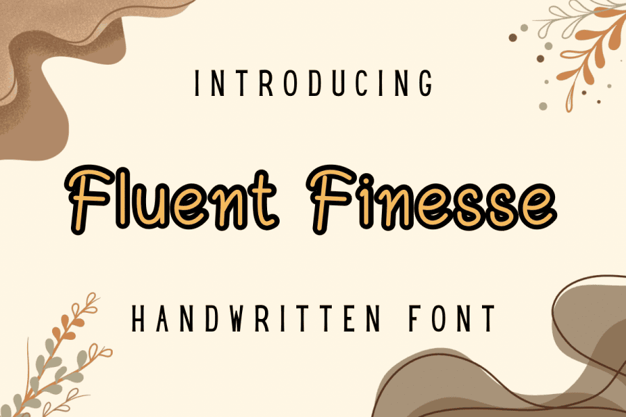 Fluent Finesse Font · 1001 Fonts
