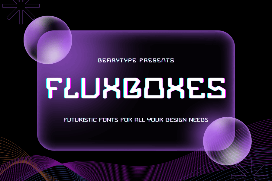 Flux Boxes Font · 1001 Fonts