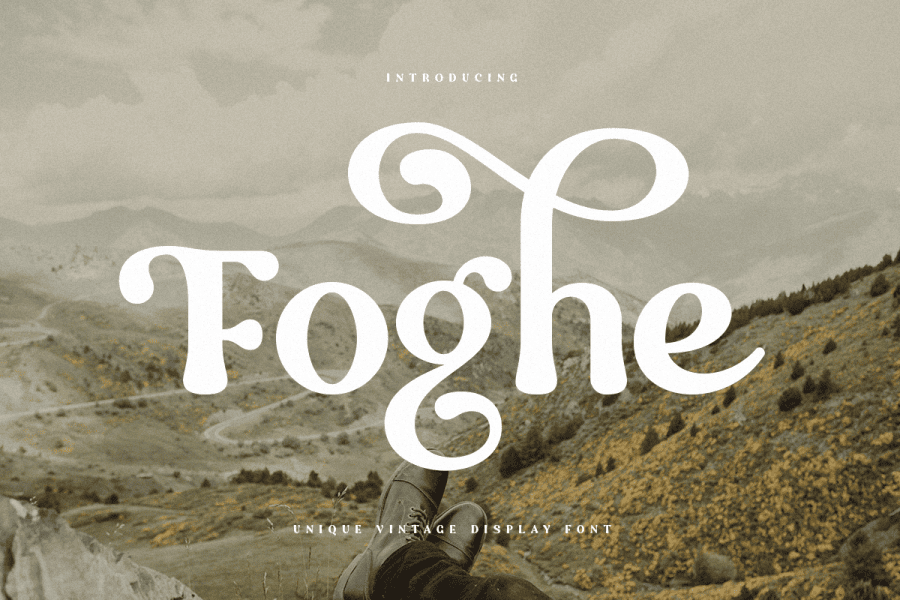 Foghe Font · 1001 Fonts