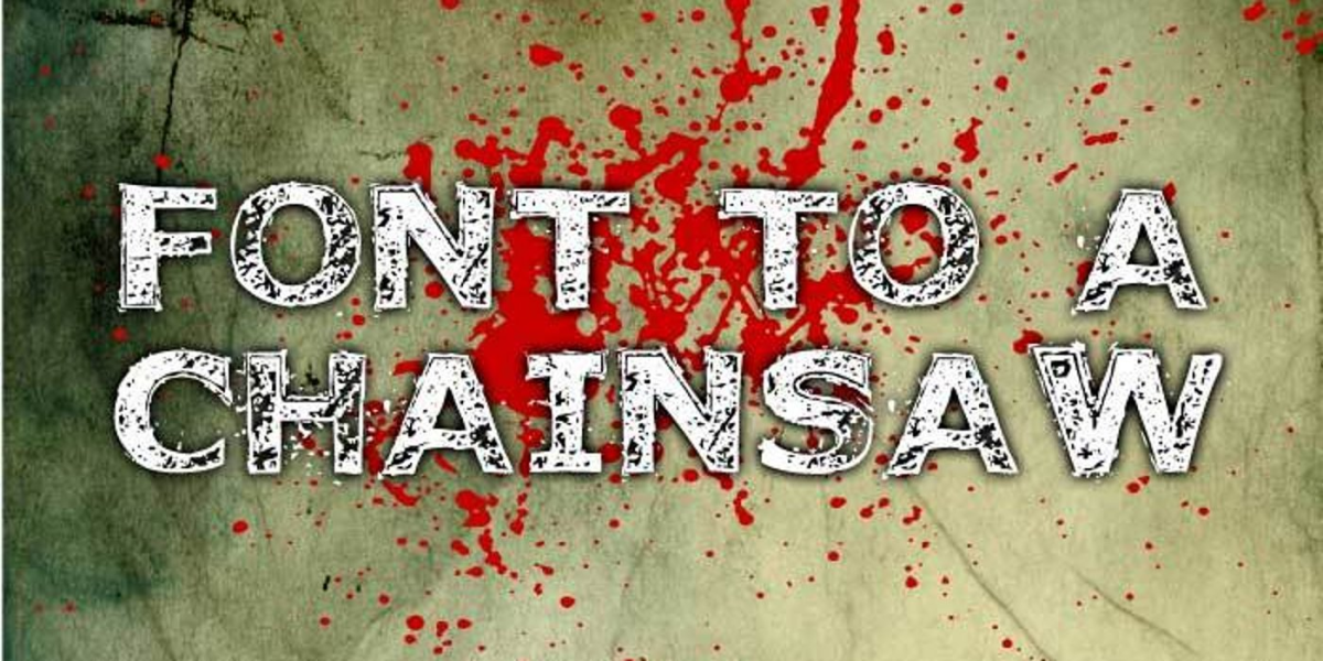 Font to a Chainsaw Font · 1001 Fonts