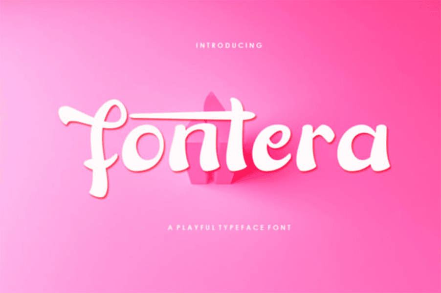 Fontera Font · 1001 Fonts