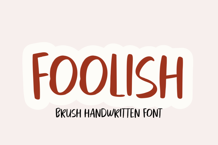 foolish Font · 1001 Fonts