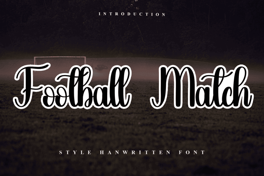 Football Match Font · 1001 Fonts