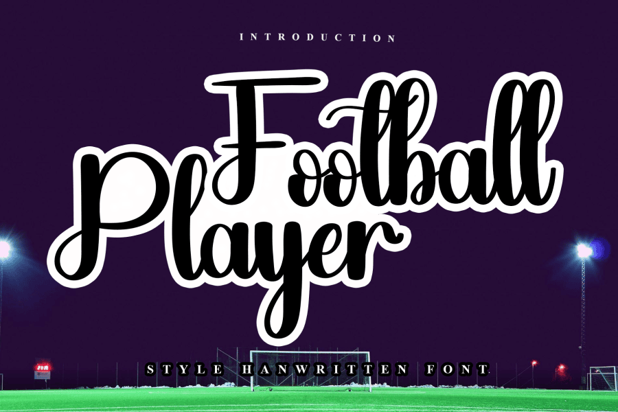 Football Player Font · 1001 Fonts
