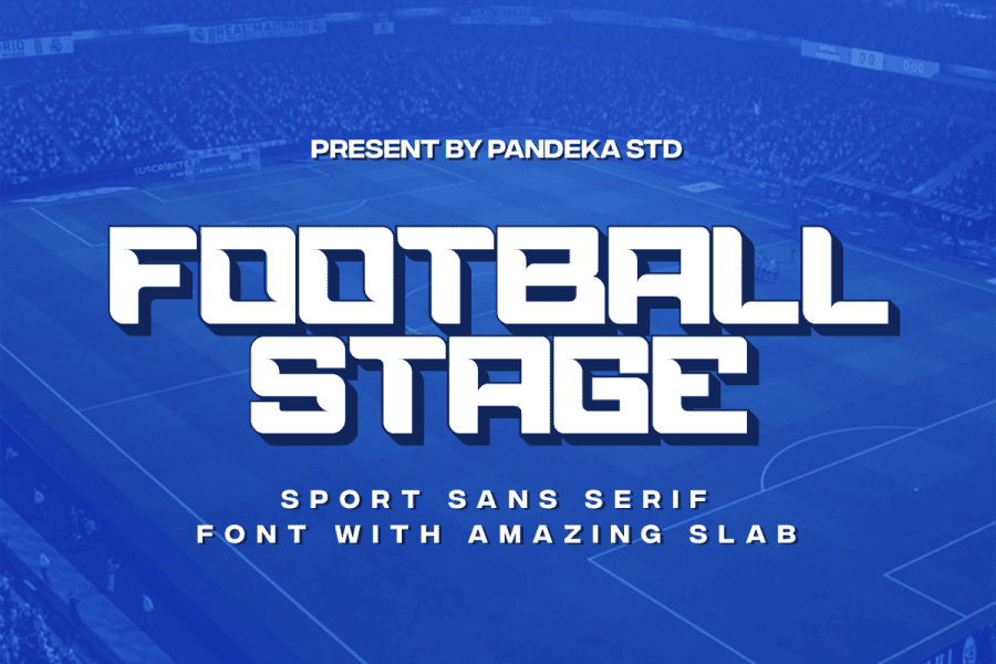 Football Stage DEMO Font · 1001 Fonts