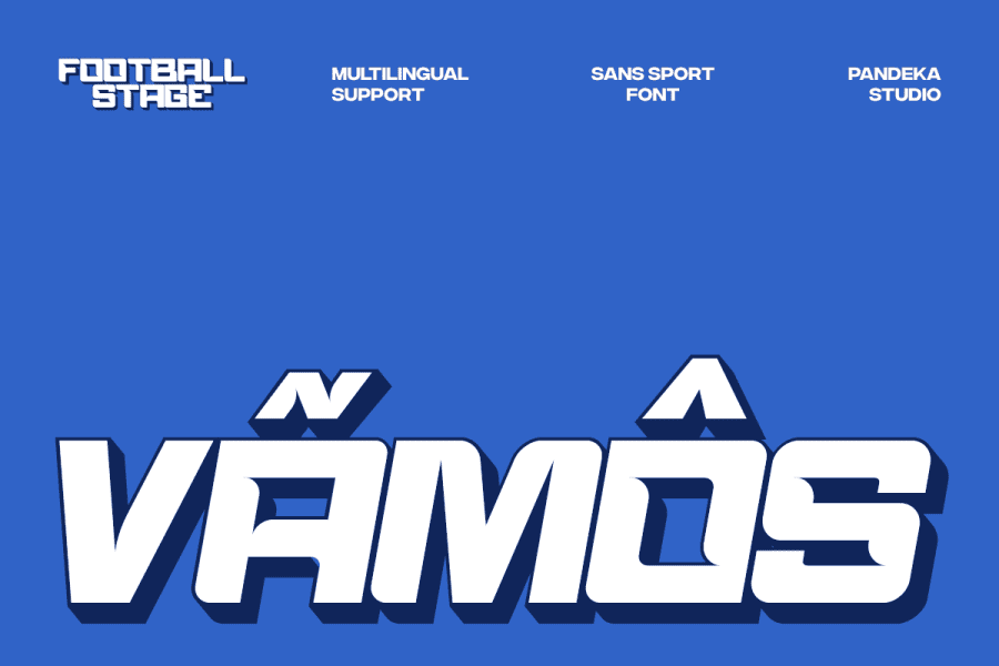 Football Stage DEMO Font · 1001 Fonts